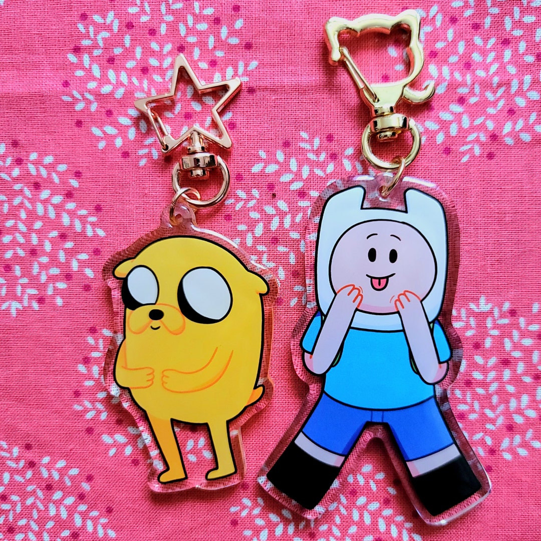 Adventure Time: Finn and Jake Acrylic Charm - Etsy