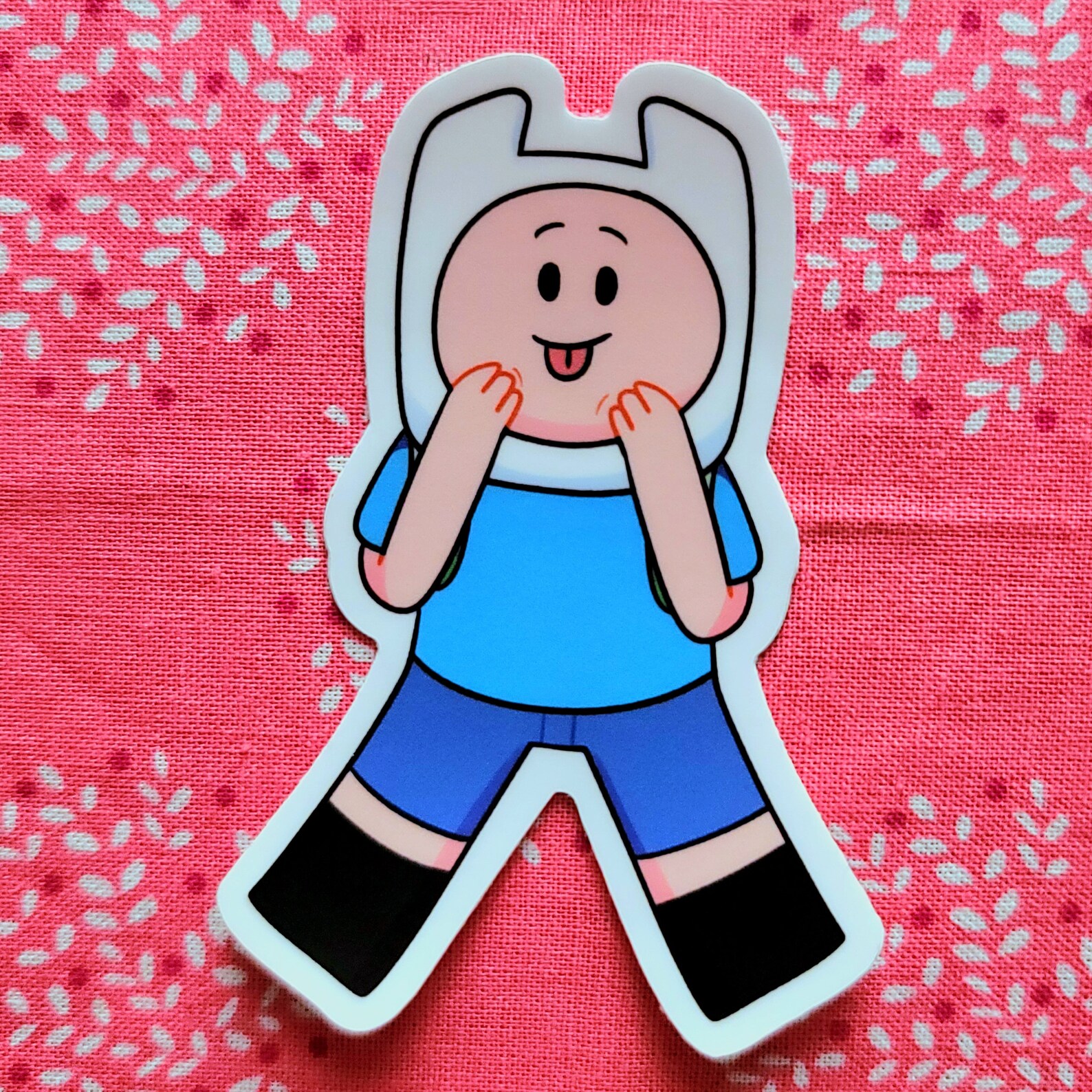 Finn Sticker (adventure Time) - Etsy