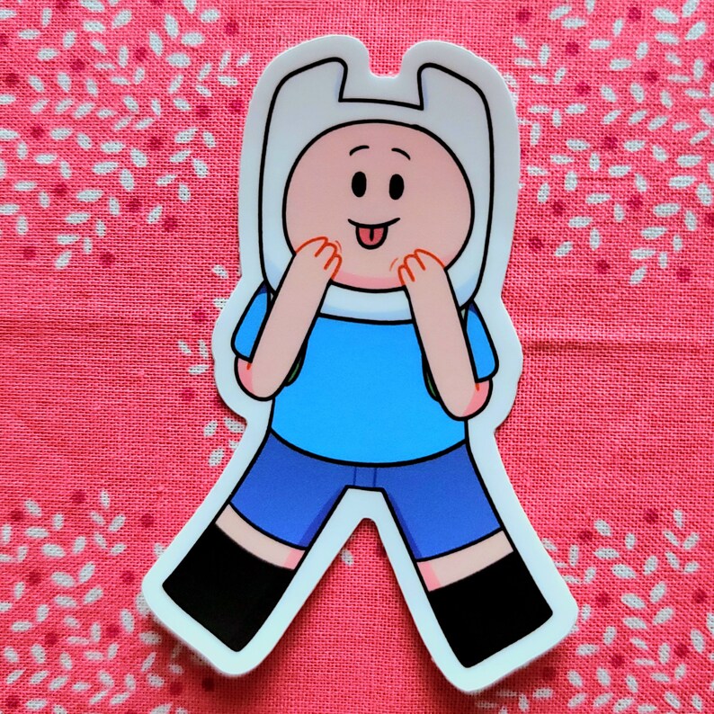 Finn Sticker (adventure Time) - Etsy