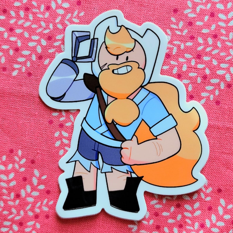 Finn Sticker (adventure Time) - Etsy