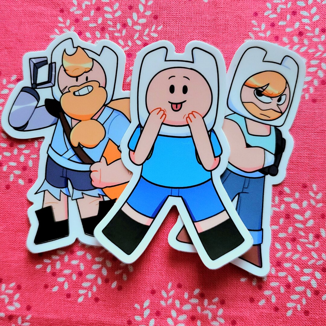 Finn Sticker (adventure Time) - Etsy