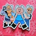 Finn Sticker (adventure Time) - Etsy