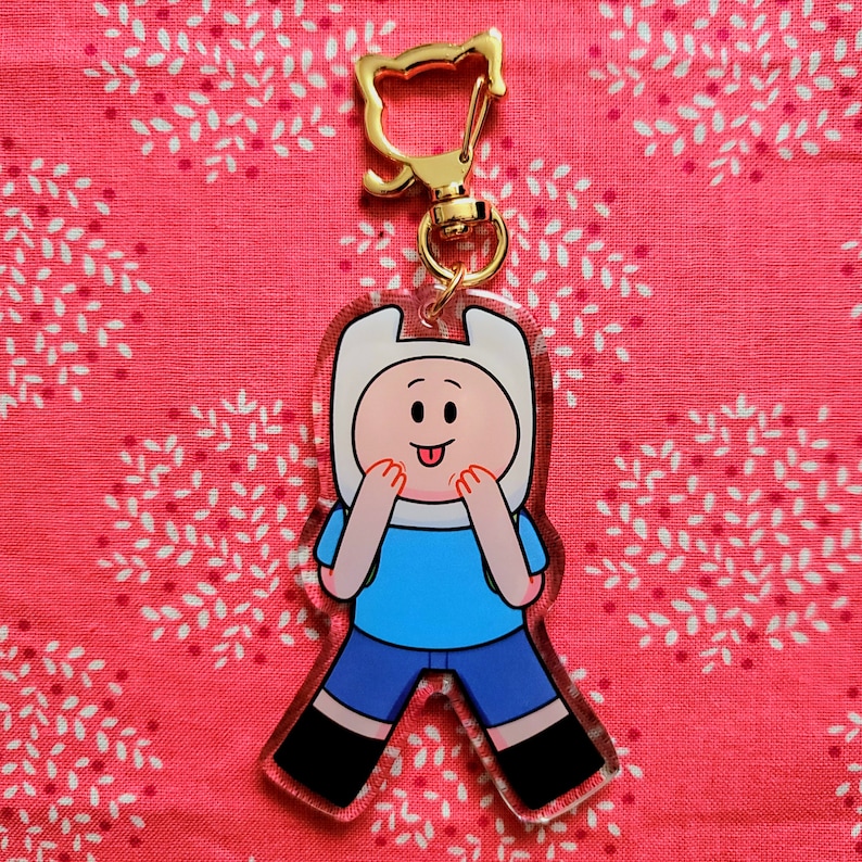 Adventure Time: Finn and Jake Acrylic Charm - Etsy