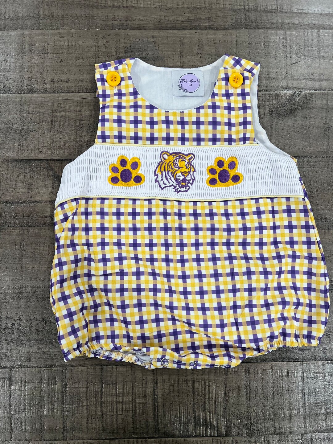 LSU Boy Smock Bubble - Etsy
