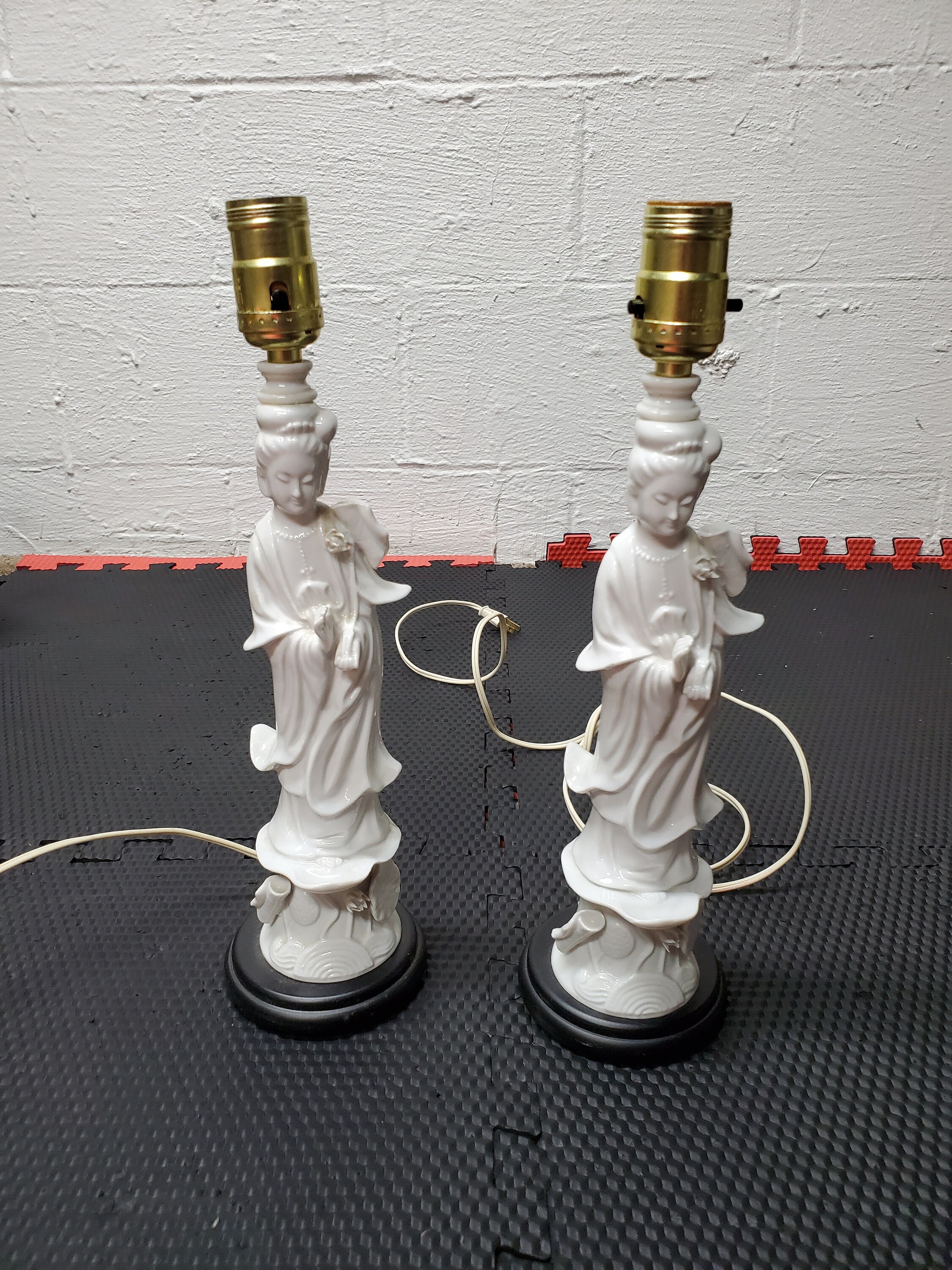 Vintage Japanese Porcelain GEISHA Lamps - Etsy