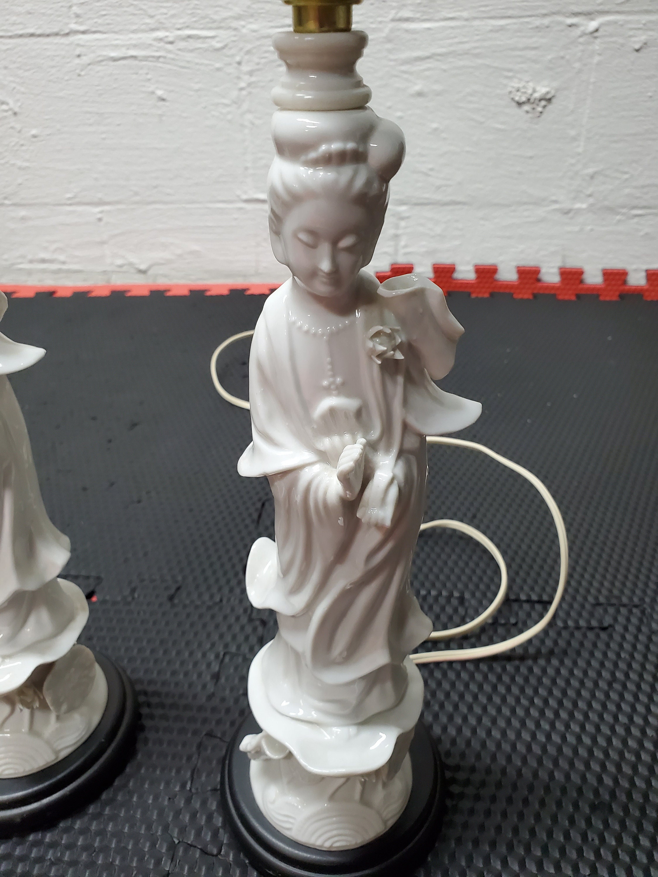 Vintage Japanese Porcelain GEISHA Lamps - Etsy