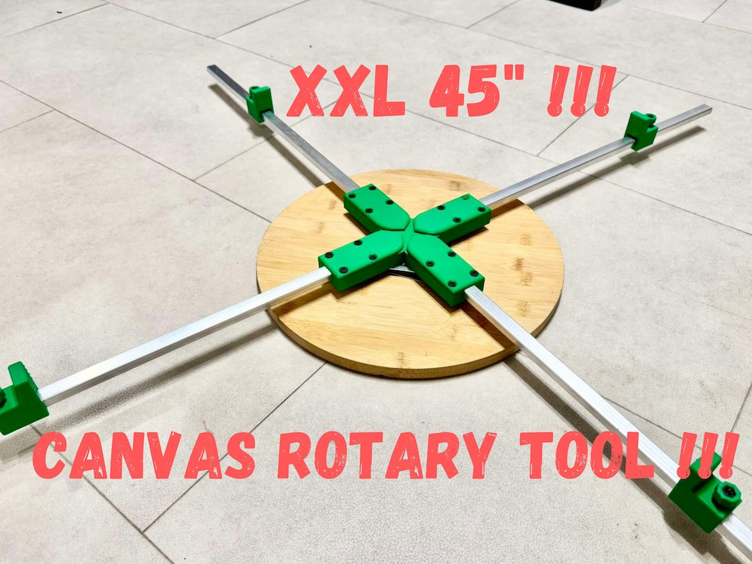 XXL Canvas Rottary Tool Acrylic Pouring up to 35" Width - Etsy