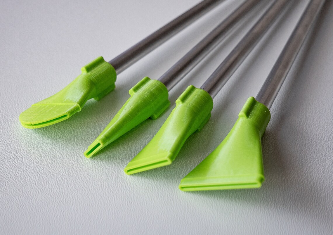 New Set of 4 Straight Straw Nozzle Attachments acrylic Paint - Etsy