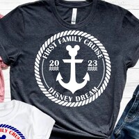 Custom Disney Cruise Mickey Anchor and Rope.. Red, White and or Blue ...