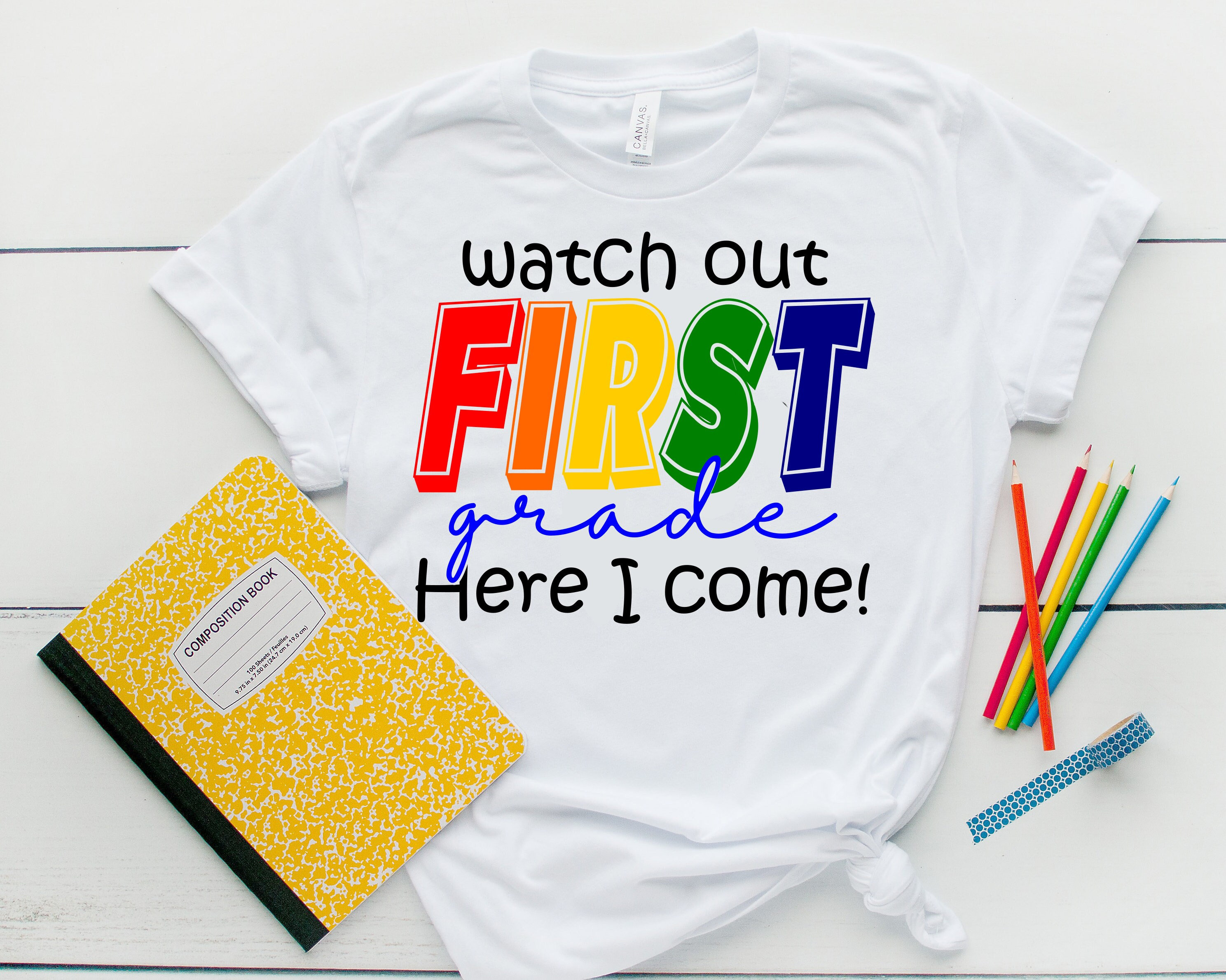 First Day of 1st Grade SVG, Hello First Grade Svg Png Cutting Files for ...