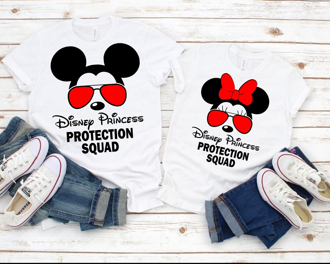 Princess Protection Squad SVG Bundle, Mickey Mouse With Sunglasses ...