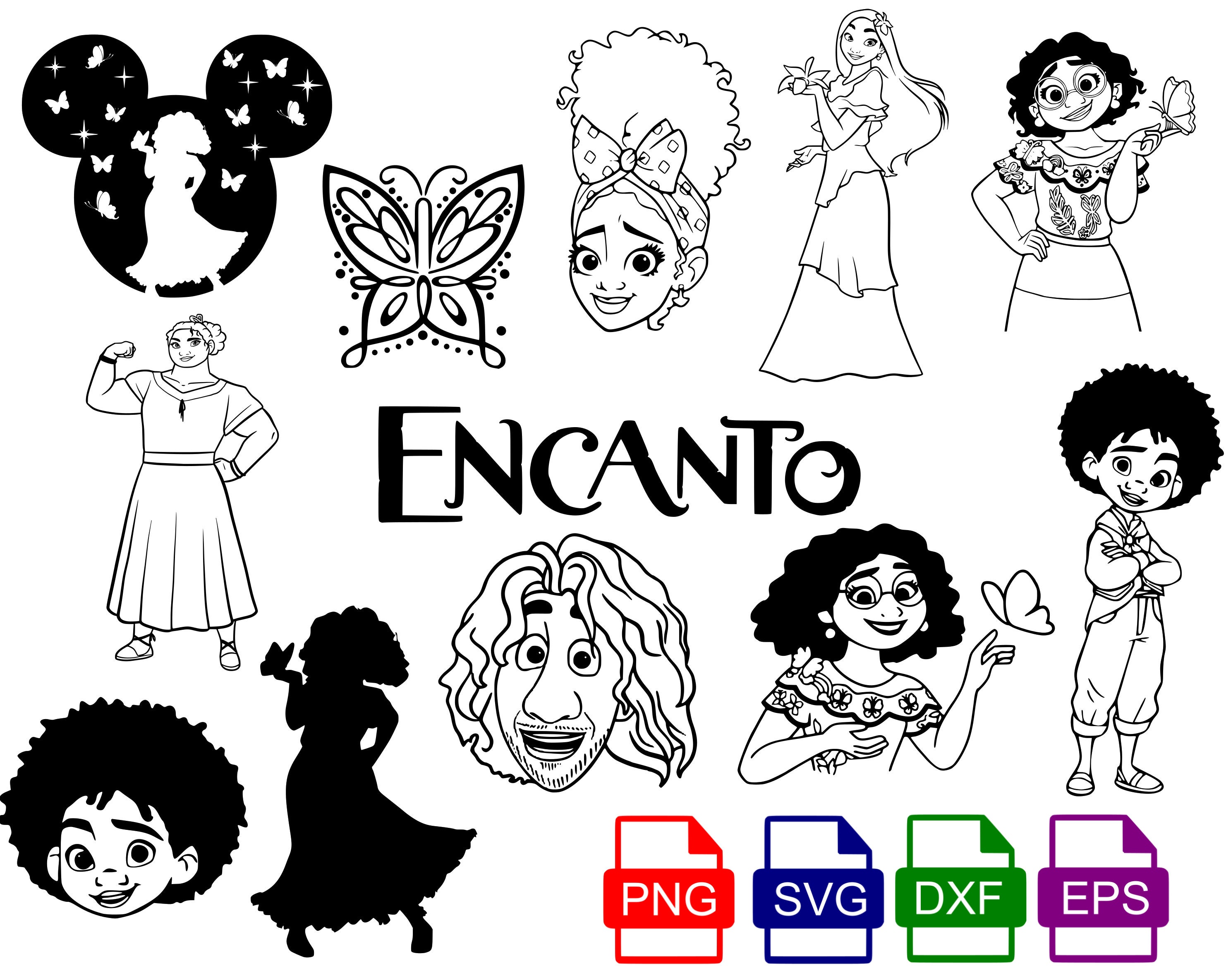 Encanto SVG Bundle Mirabel Svg SVG PNG Eps and Png Files - Etsy UK