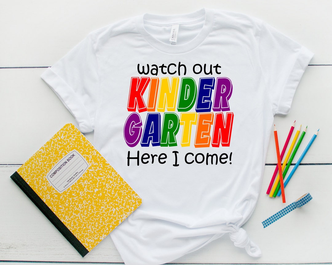 First Day of Kindergarten SVG, Hello Kindergarten Svg Png Cutting Files ...