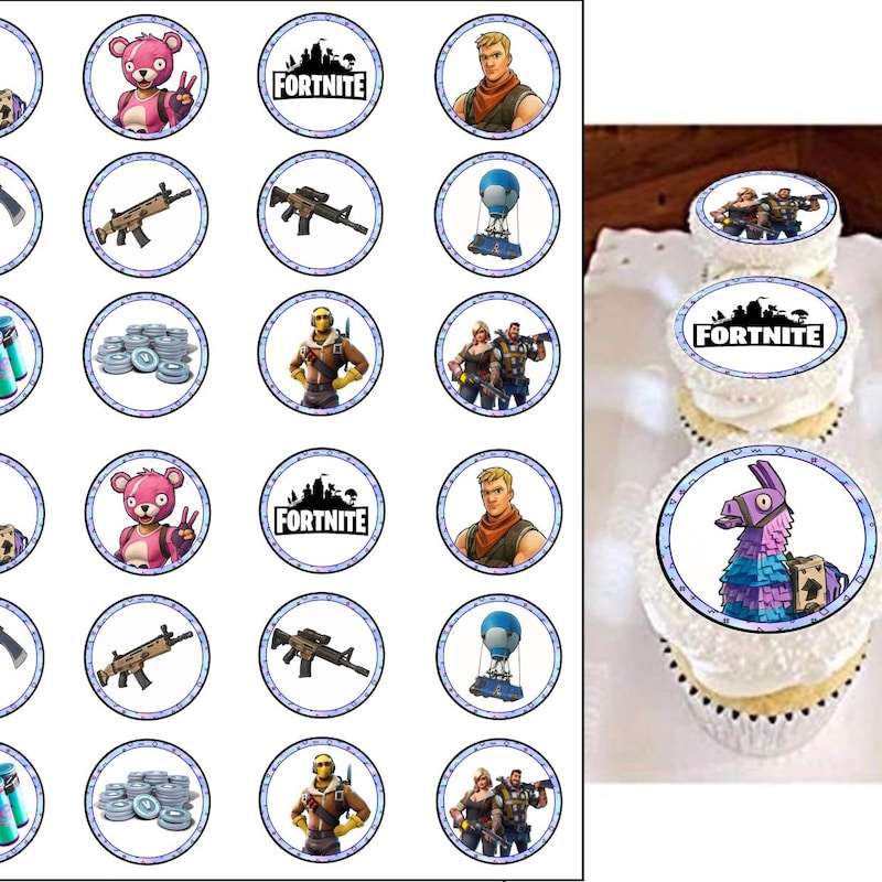 Fortnight Cake Topper - Etsy
