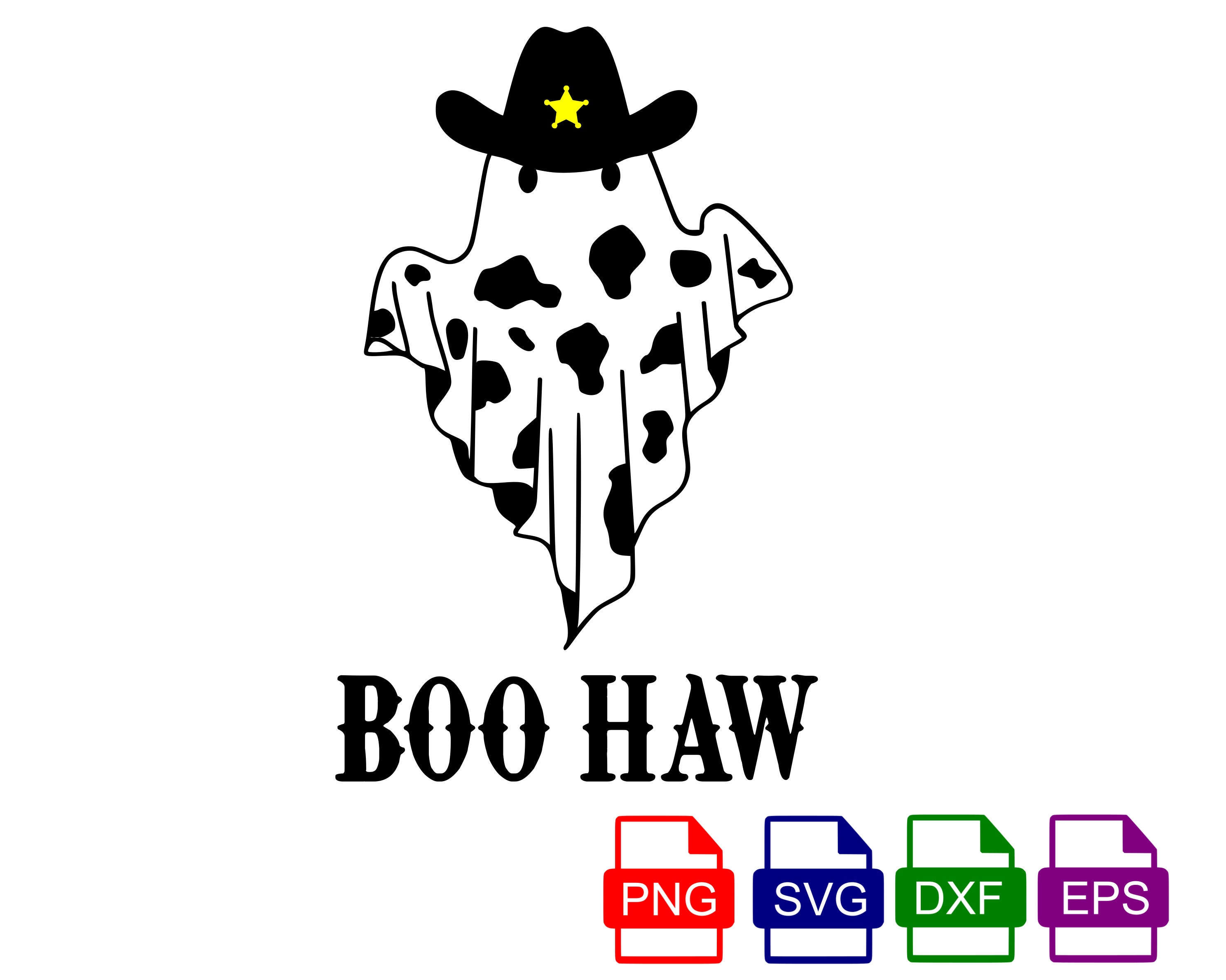 Boo Haw SVG, PNG, Dxf, Halloween Svg, Funny Halloween Shirt Svg ...