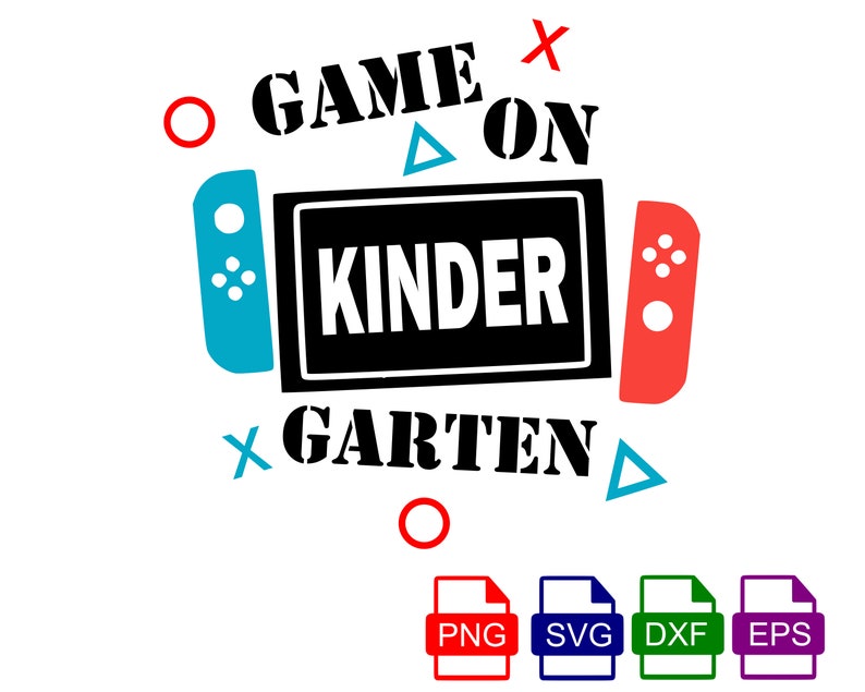 Game on Kindergarten Grade SVG SVG Cut File Back to School - Etsy Canada