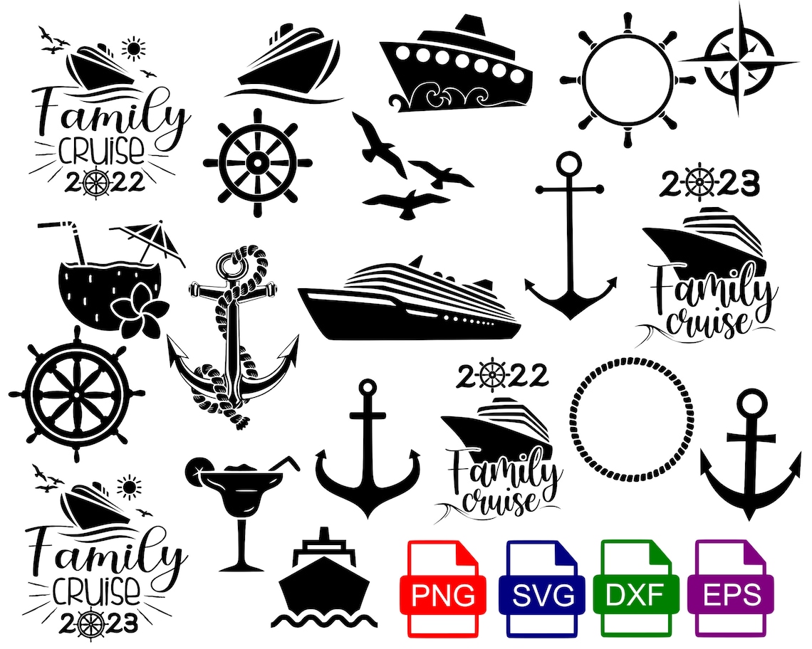 Cruise SVG Bundle Cruise Ship Svg Cruise Shirts Svg Anchor - Etsy