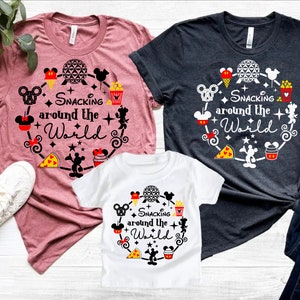 Snacking Around the World, Epcot SVG, Dxf, PNG, Cut Files, World ...