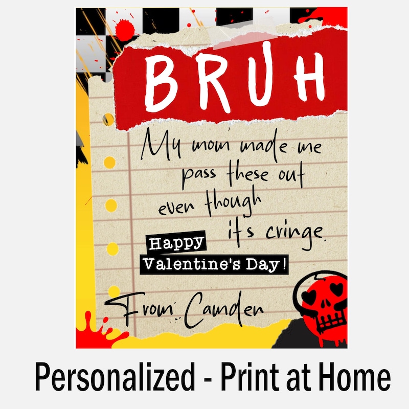 Cringe Valentines Card - Etsy