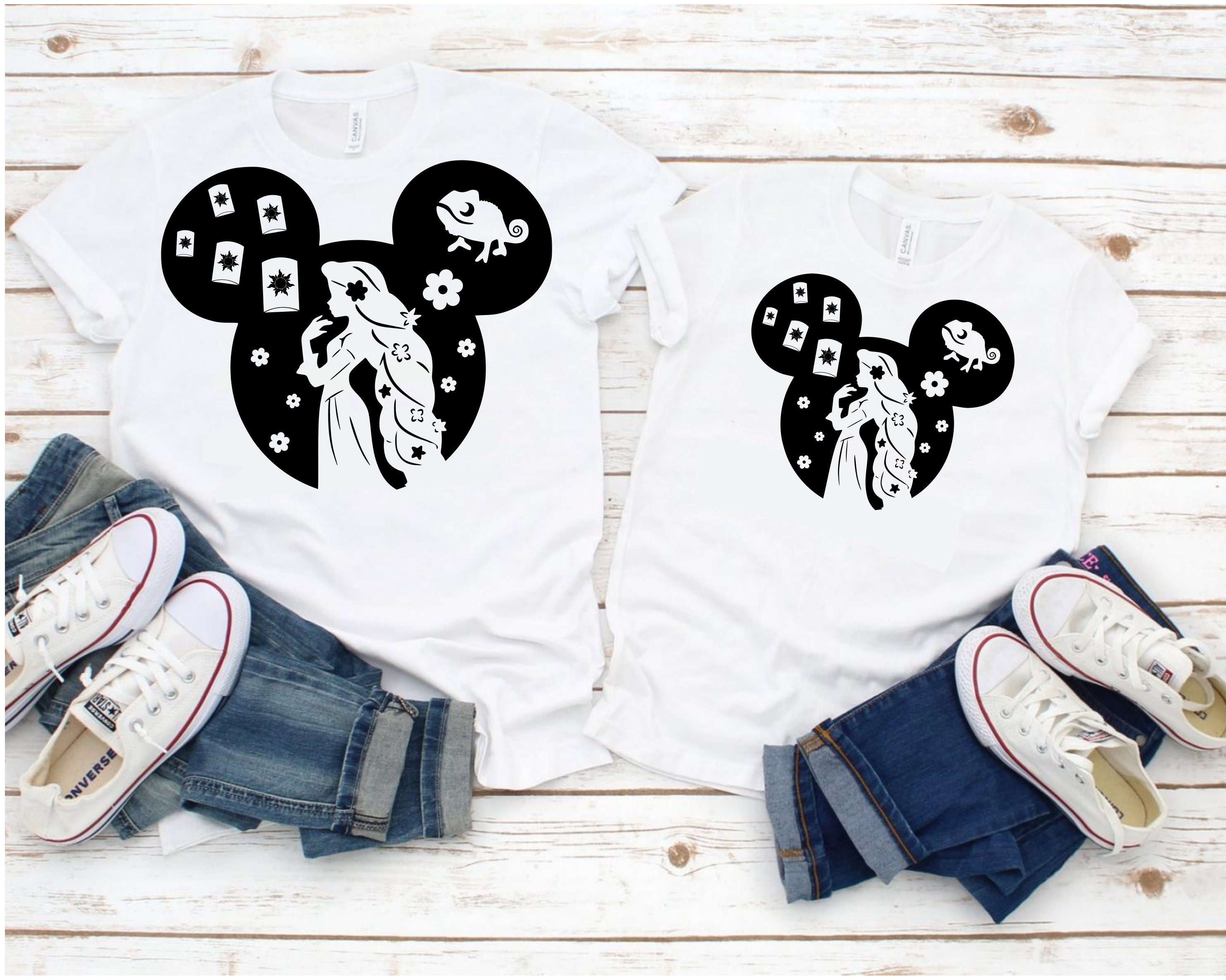 Tangled Mickey SVG and PNG Clipart, Tangled Svg, Rapunzel Svg, Mickey ...