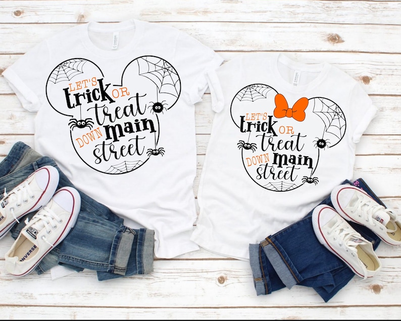 Let's Trick or Treat Down Main Street Svg, Mickeys Not so Scary ...