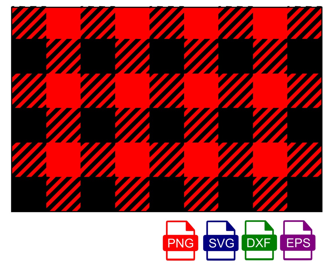 Seamless Buffalo Plaid SVG Buffalo Plaid Svg Buffalo Plaid - Etsy
