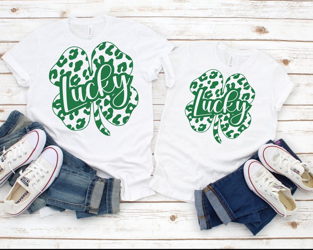 Lucky Shamrock SVG and PNG for Sublimation, DTF Print Ready, Cutting ...