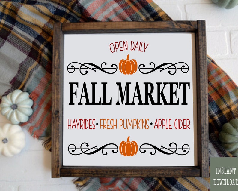 Rustic Fall SVG Bundle Farmhouse Fall Svg Autumn SVG Fall - Etsy