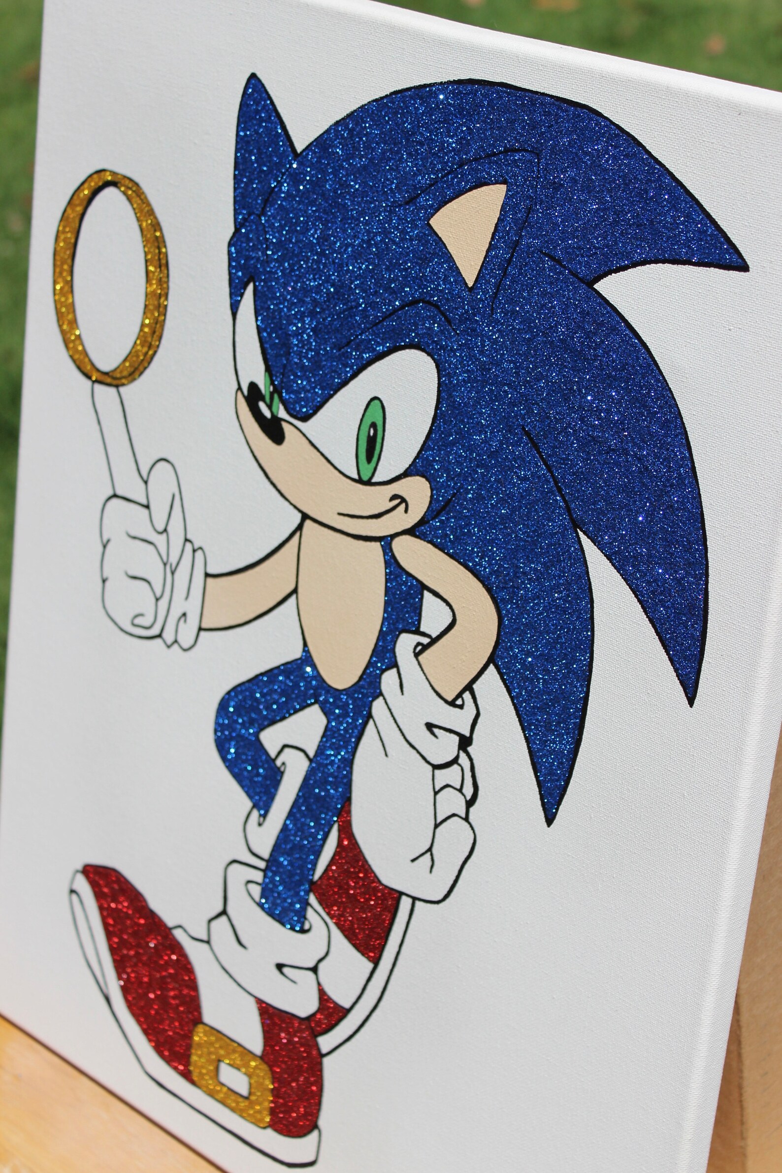 Sonic Canvas Glitter - Etsy