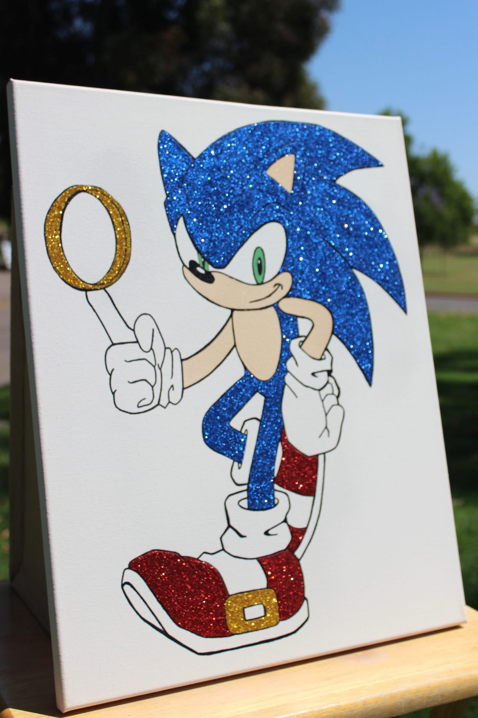 Sonic Canvas Glitter - Etsy