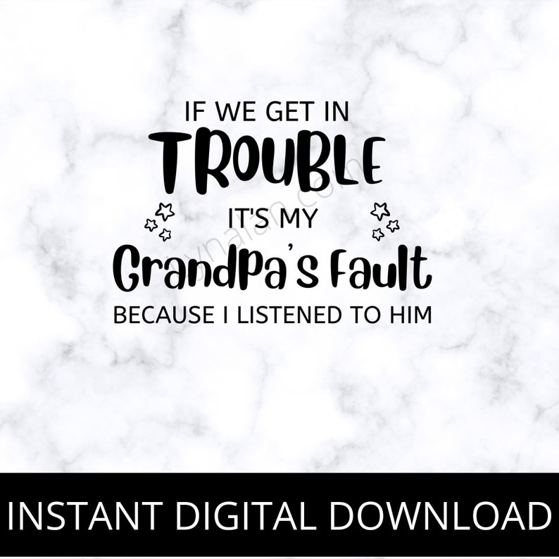 If I Get in Trouble SVG, PNG, EPS, Dxf, Digital Cut File, Cricut Maker ...