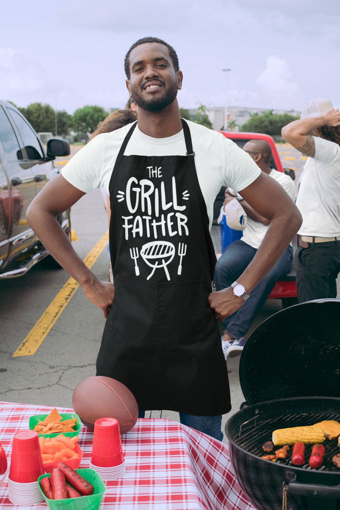 The Grill Father - SVG, PNG, EPS, Dxf, Digital Cut File, Cricut Maker ...
