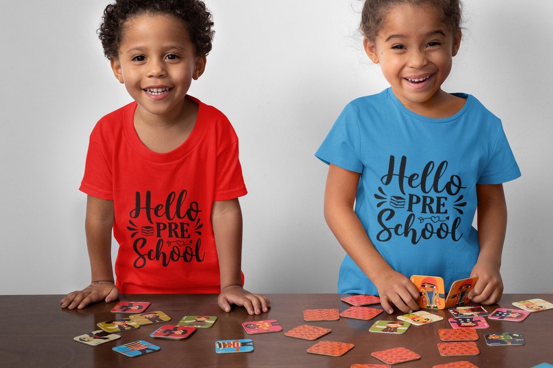 Hello Preschool - SVG and Cut Files for Crafters - Digital Downloads - Etsy