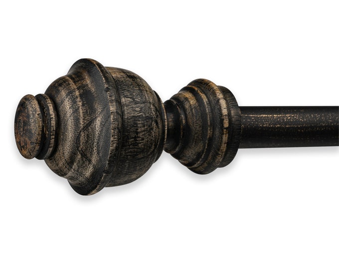 Natural Wood Curtain Rod/window Curtain Rod/driftwood Curtain - Etsy