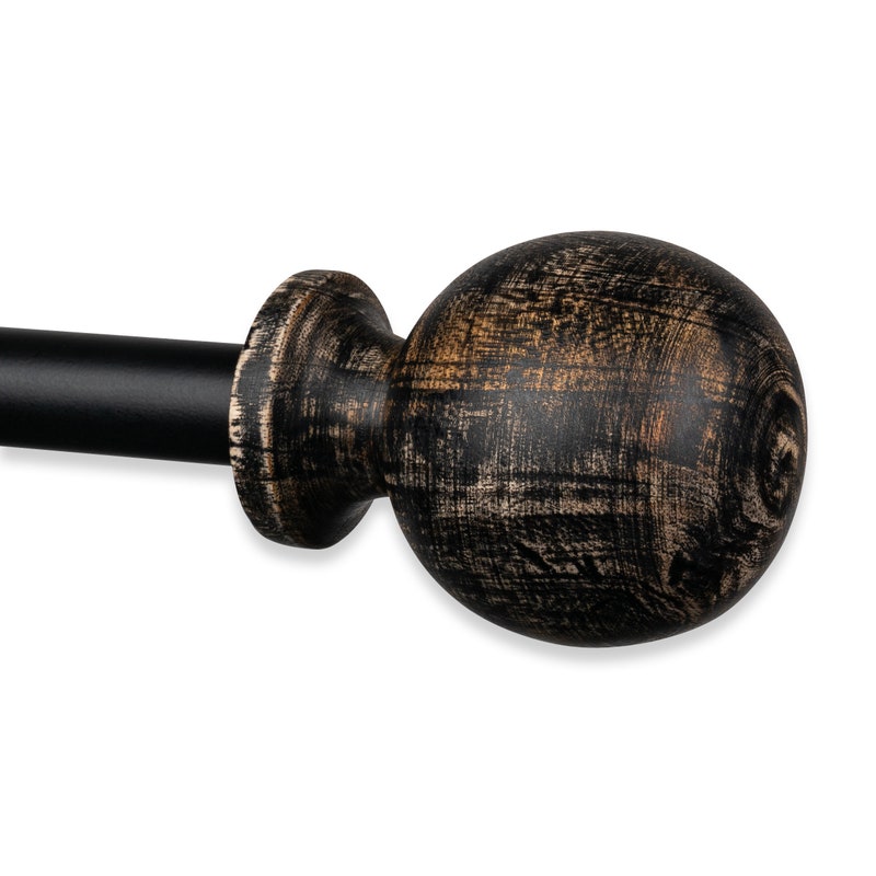 Wood Curtain Rod - Etsy