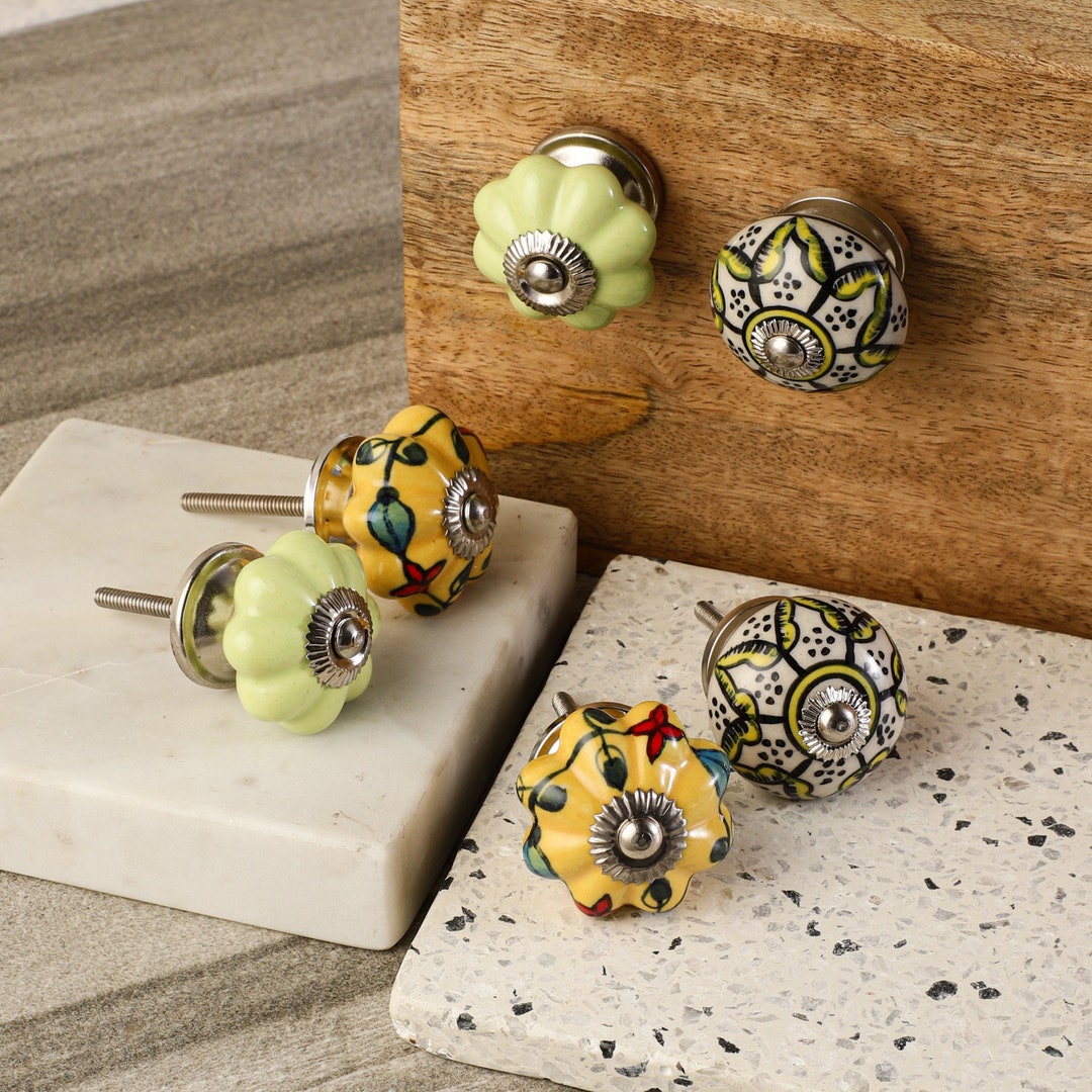 Classic Mixed Style Ceramic Pull Knobs (C13) - Etsy