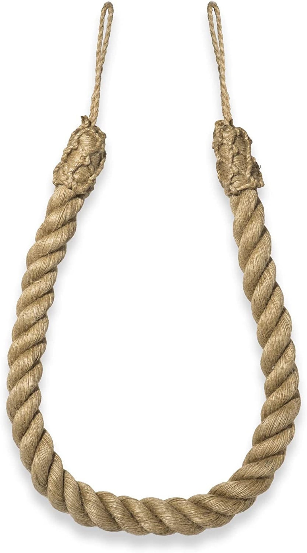 39" Inch Natural Jute Rope Window Curtain Tieback - Etsy