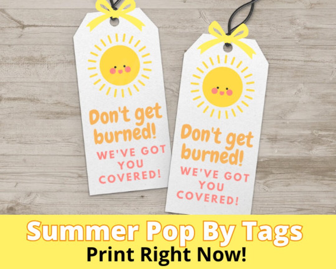 Sunscreen Real Estate Pop by Tags – Don’t Get Burned! We’ve Got You ...