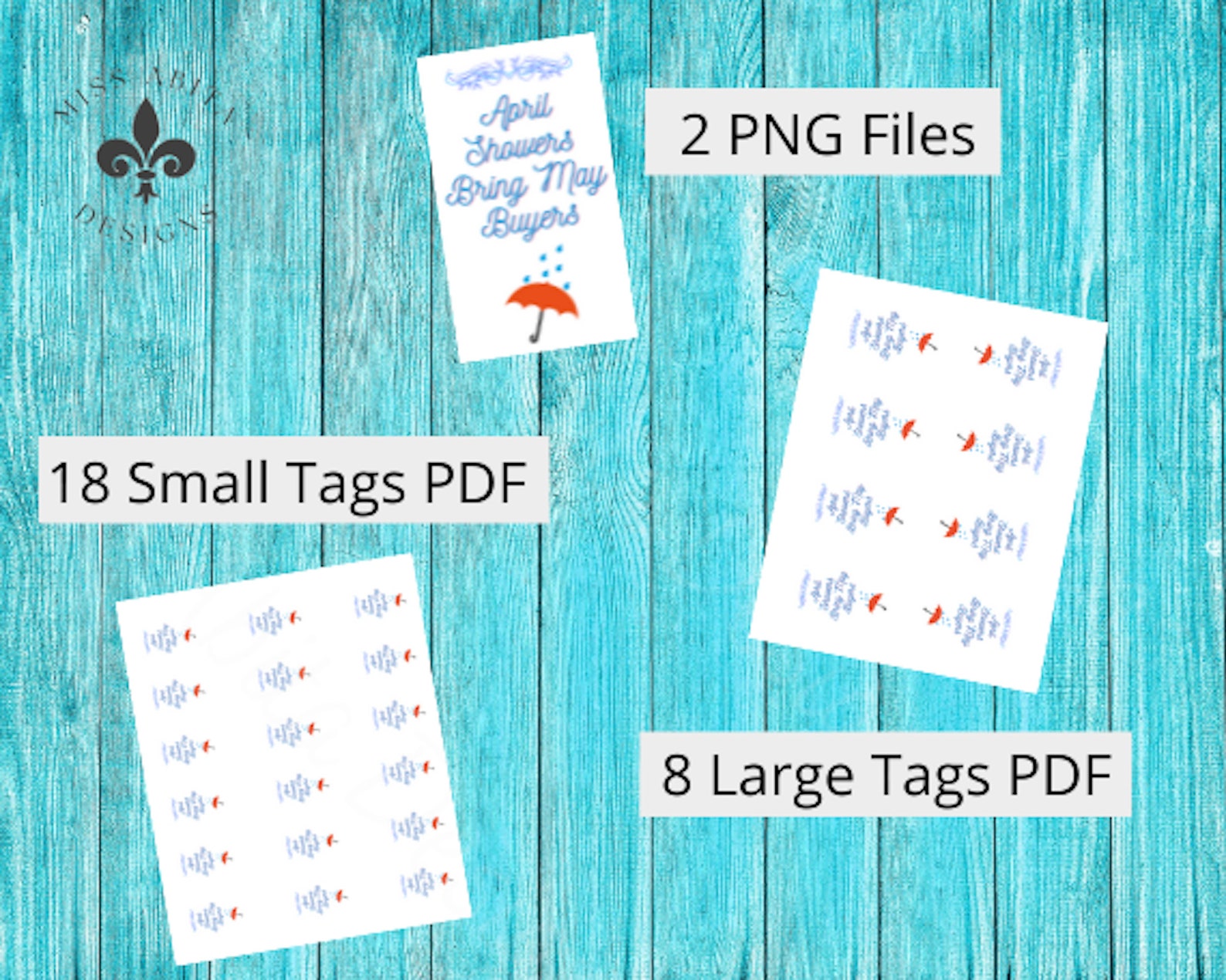 PRINTABLE Spring Real Estate Pop by Gift Tags- INSTANT DOWNLOAD Realtor ...