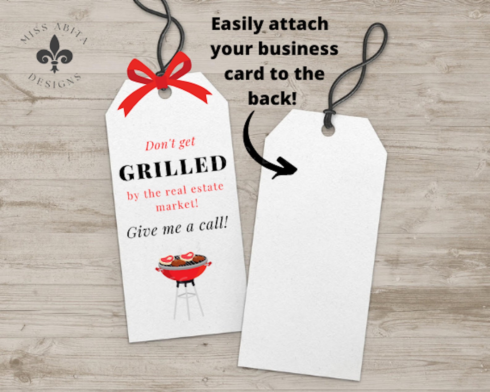PRINTABLE Grill Pop by Gift Tags Instant Download Realtor Lender Summer ...