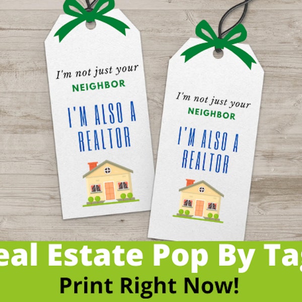 Realtor Im Your Neighbor Postcard - Etsy