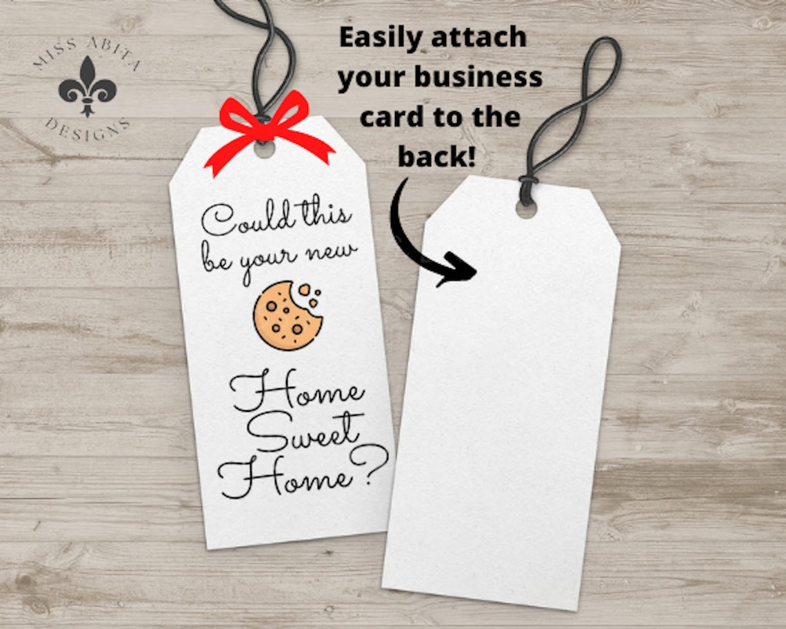 PRINTABLE Open House Thank You Gift Tags- Instant Download Open House ...