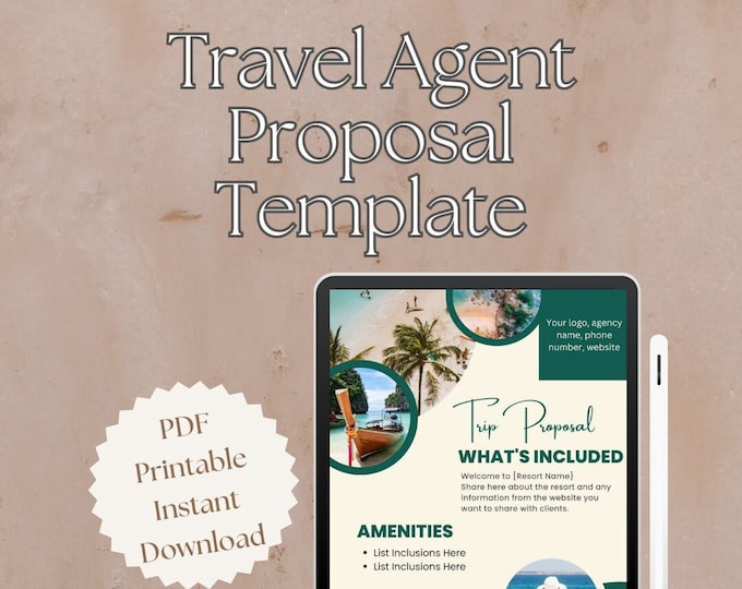 Travel Agent Vacation Proposal Template, Resort Vacation Quote, Travel ...