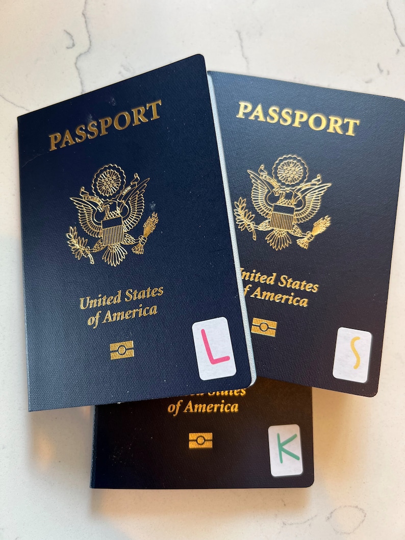 Passport Label Stickers - Etsy