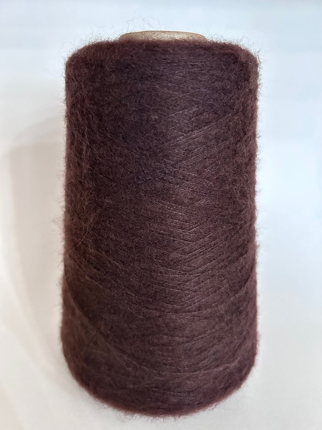 CASHMERE Wrapped SILK Yarn 2/42NM Cobweb Weight Yarn CHOCOLATE Color ...