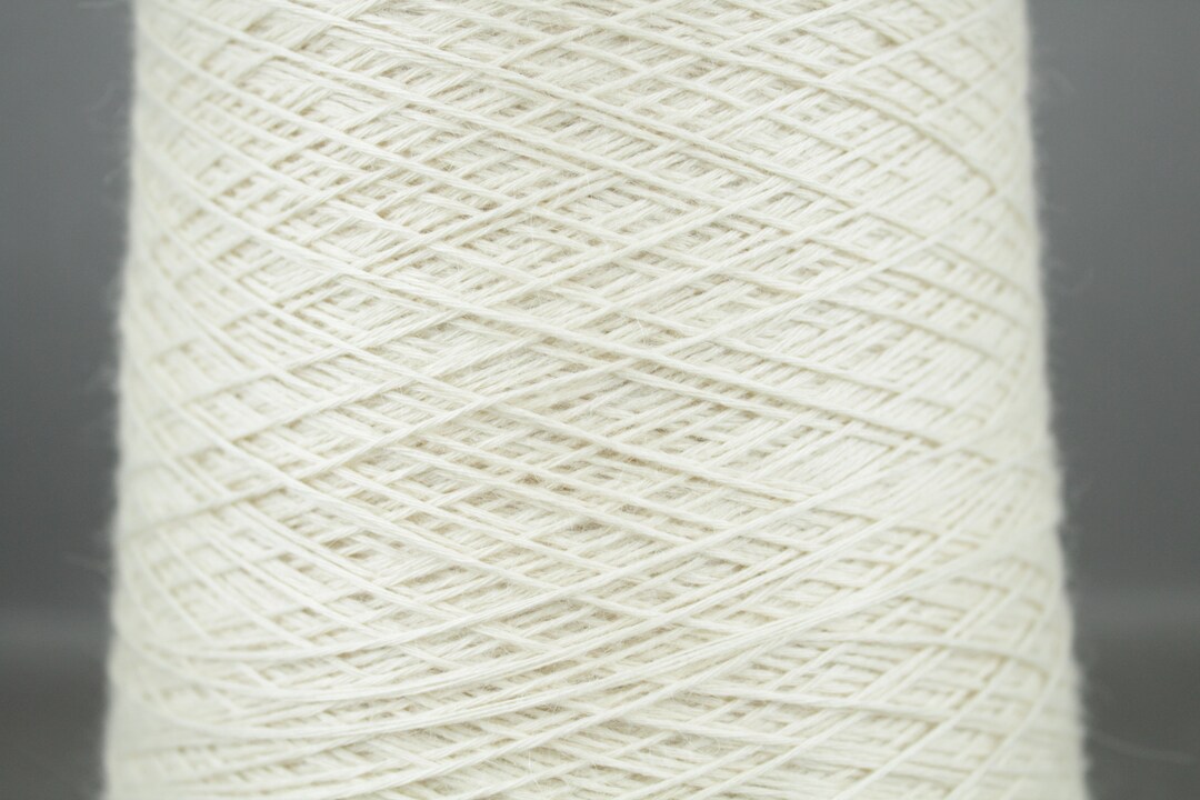 MERINO ANGORA Cone Yarn Ecru Color 676825 150g 656y - Etsy