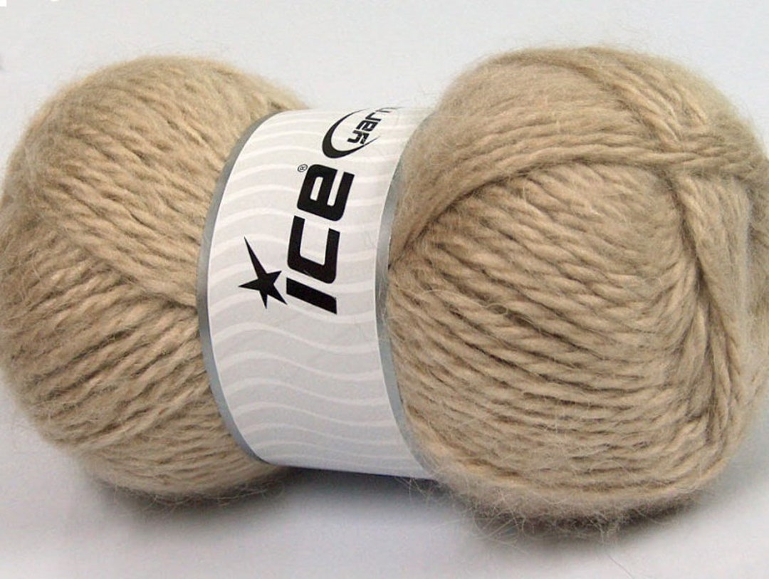 ALPINE ANGORA Yarn by Ice Yarn for Knitting and Crocheting 150g, 164 ...