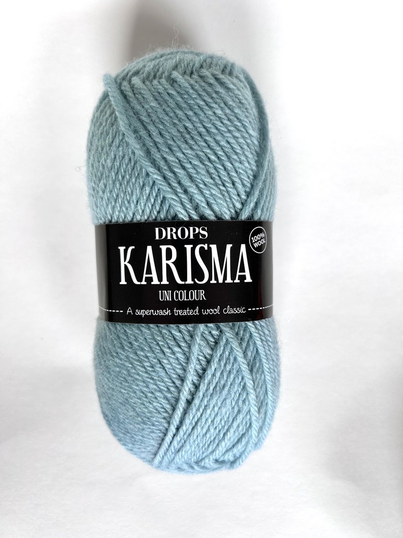 DK Worsted DROPS KARISMA Pure European Wool Yarn, Treated, Variety of ...