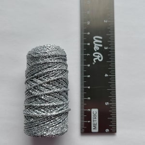METALLIC LUREX Ice Yarn Brillante for Knitting, Crocheting, 10g, 82y - Etsy