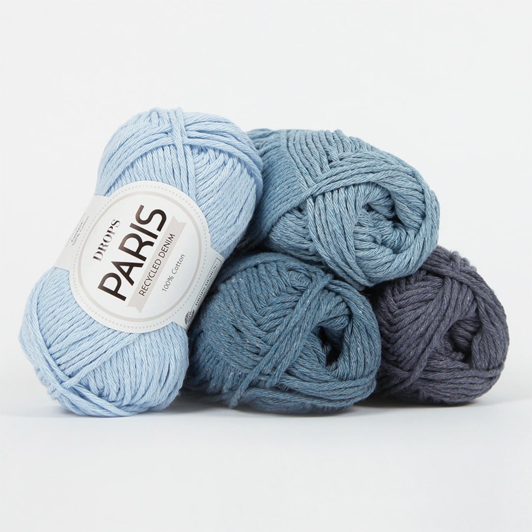 DROPS PARIS Cotton Yarn for Knitting, Crocheting, Amigurumi, Household ...